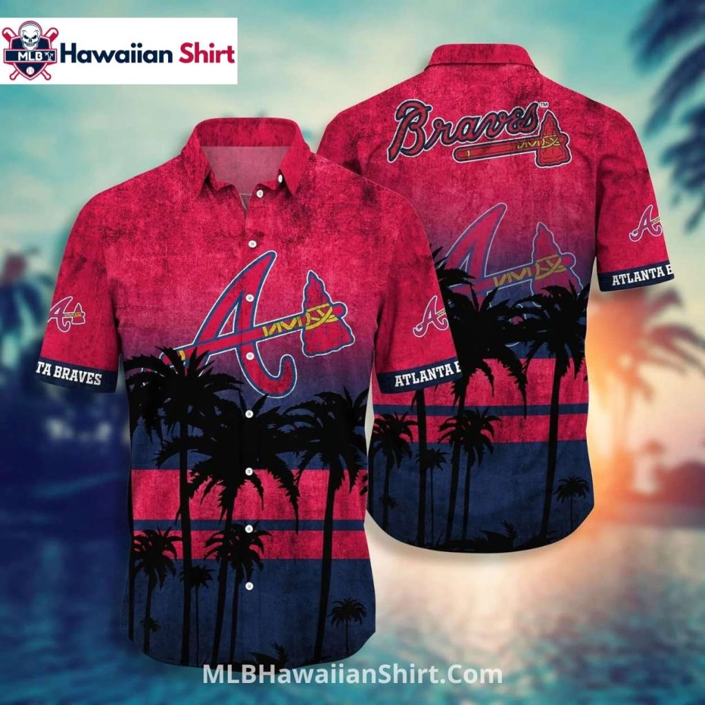 Customizable Braves Spirit Aloha Shirt - Personalized Tropical Flair ...